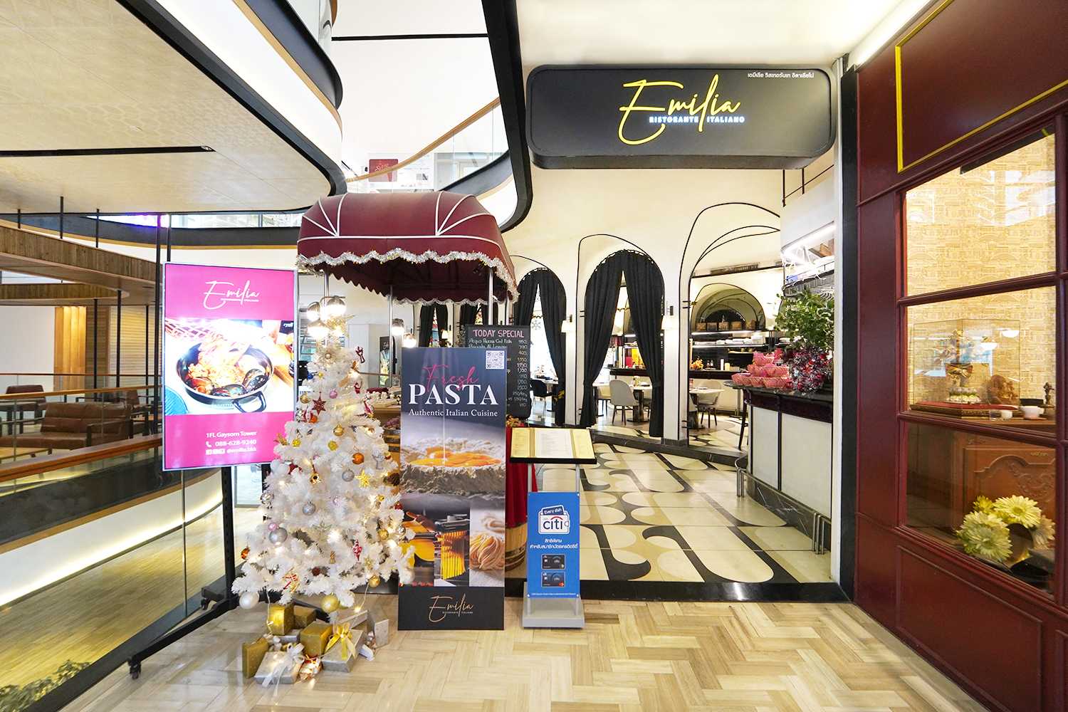 พากินพาสต้า เส้นสดใหม่ทุกวัน ที่ Emilia Ristorante Italiano สัมผัสความ ...